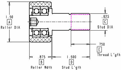 Plastic Cam Followers and Polymer Plastic Coated Bearings